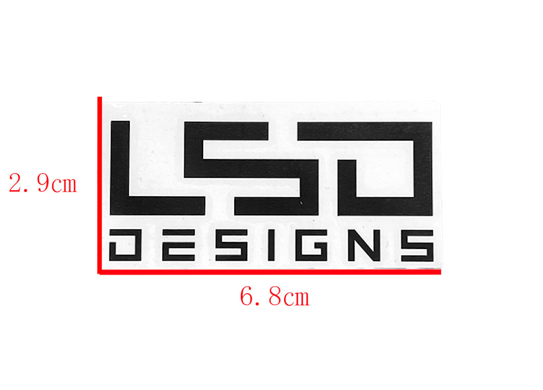 LSDDESIGNSロゴカッティングステッカー